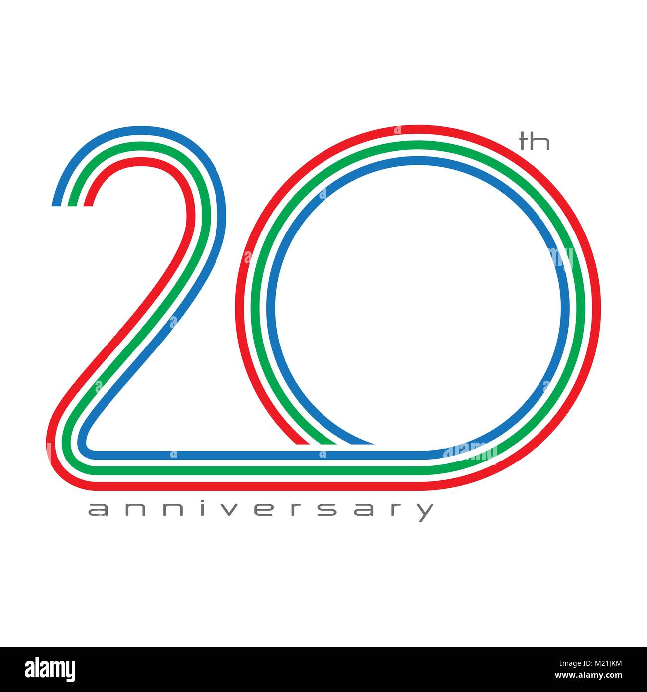 design 20 years Anniversary for inspire, concept vector Stock Vector ...