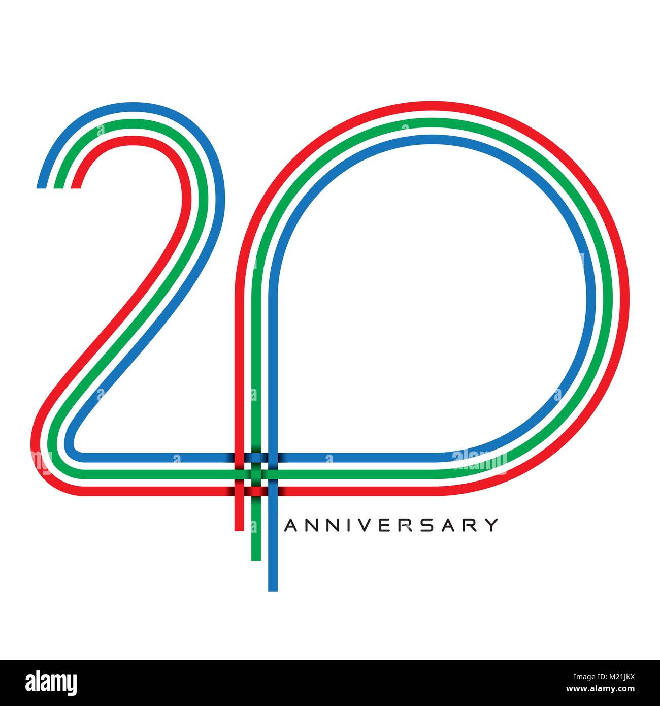 20th birthday twenty years Cut Out Stock Images & Pictures - Alamy