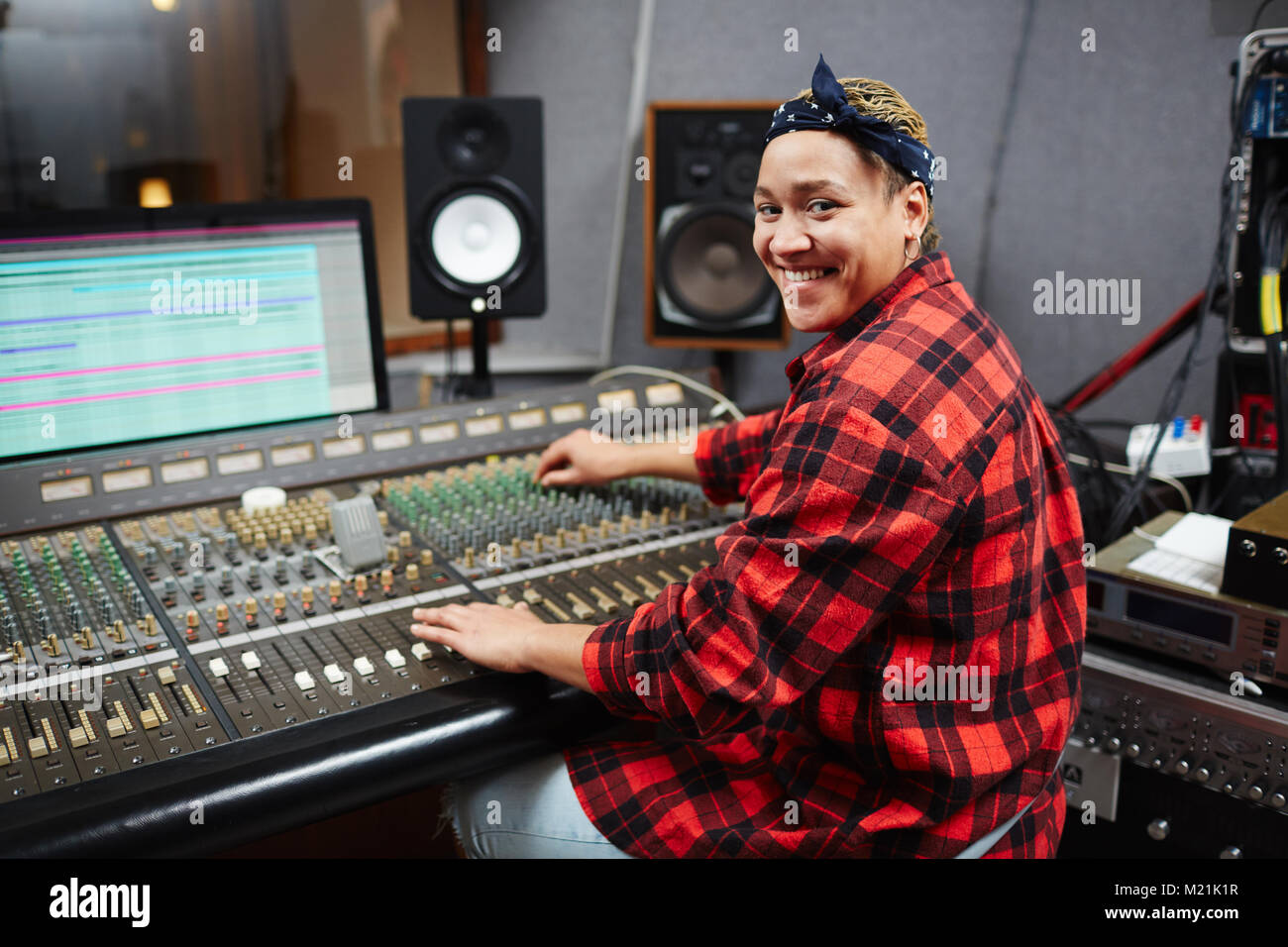 African american recording studio hi-res stock photography and images ...