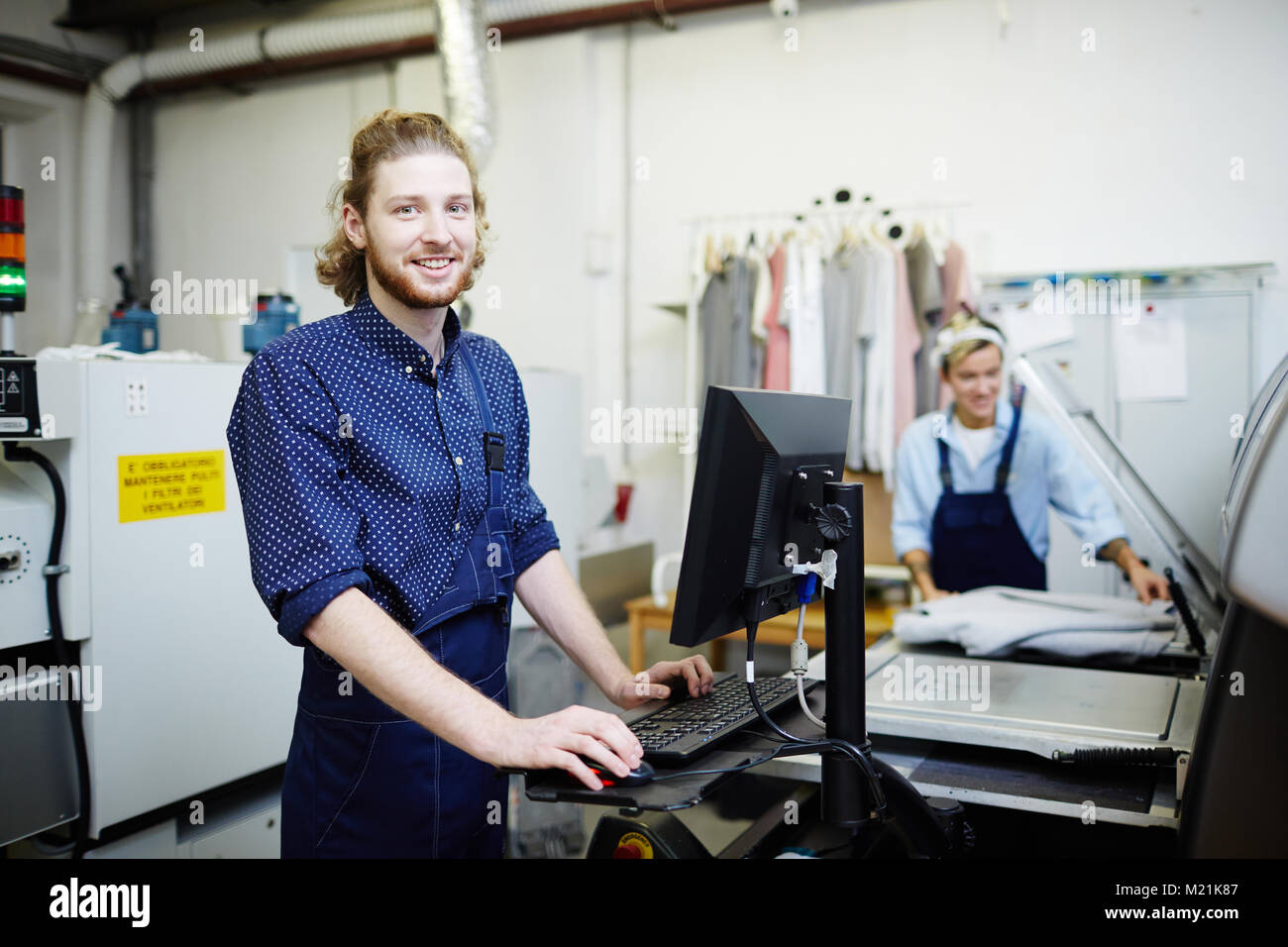 Working in typography office Stock Photo - Alamy
