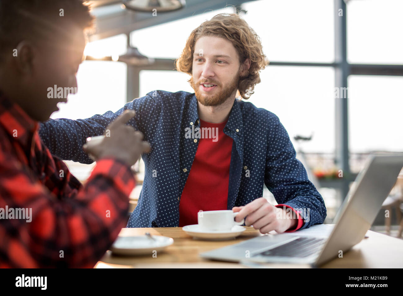 Comforting employee hi-res stock photography and images - Alamy