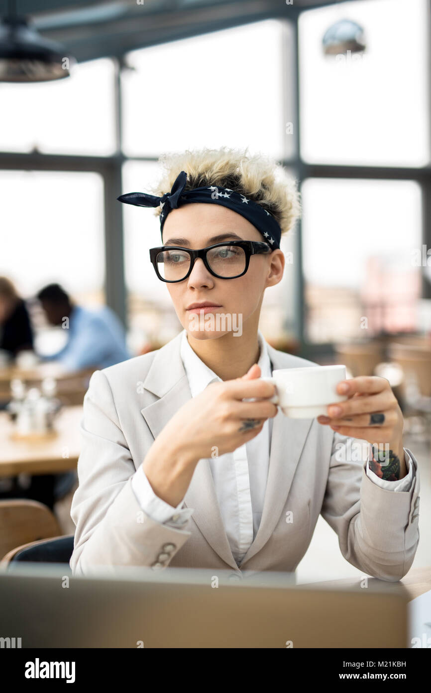Drink in cafe Stock Photo - Alamy