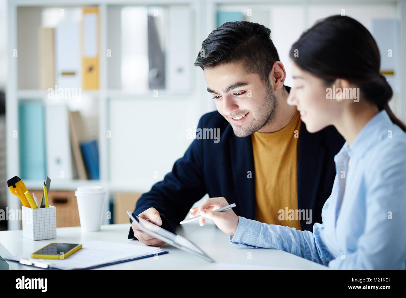 Presentation of project Stock Photo - Alamy