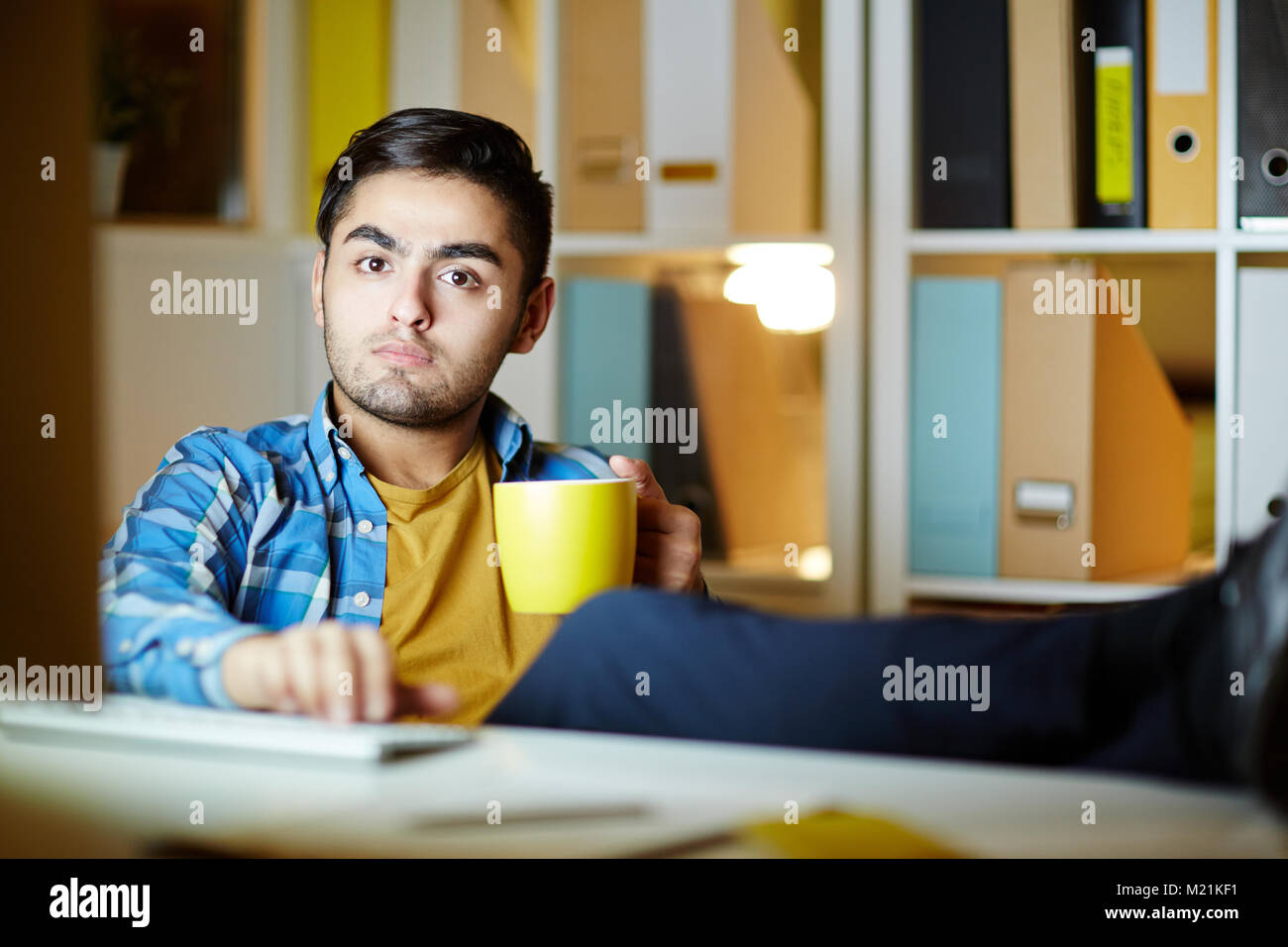 Relax at work Stock Photo - Alamy