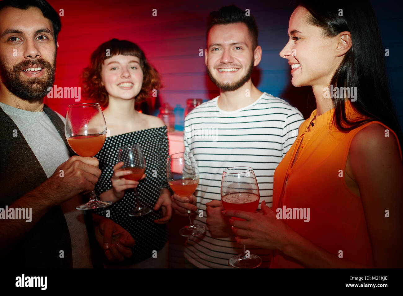 Gathering of friends Stock Photo - Alamy