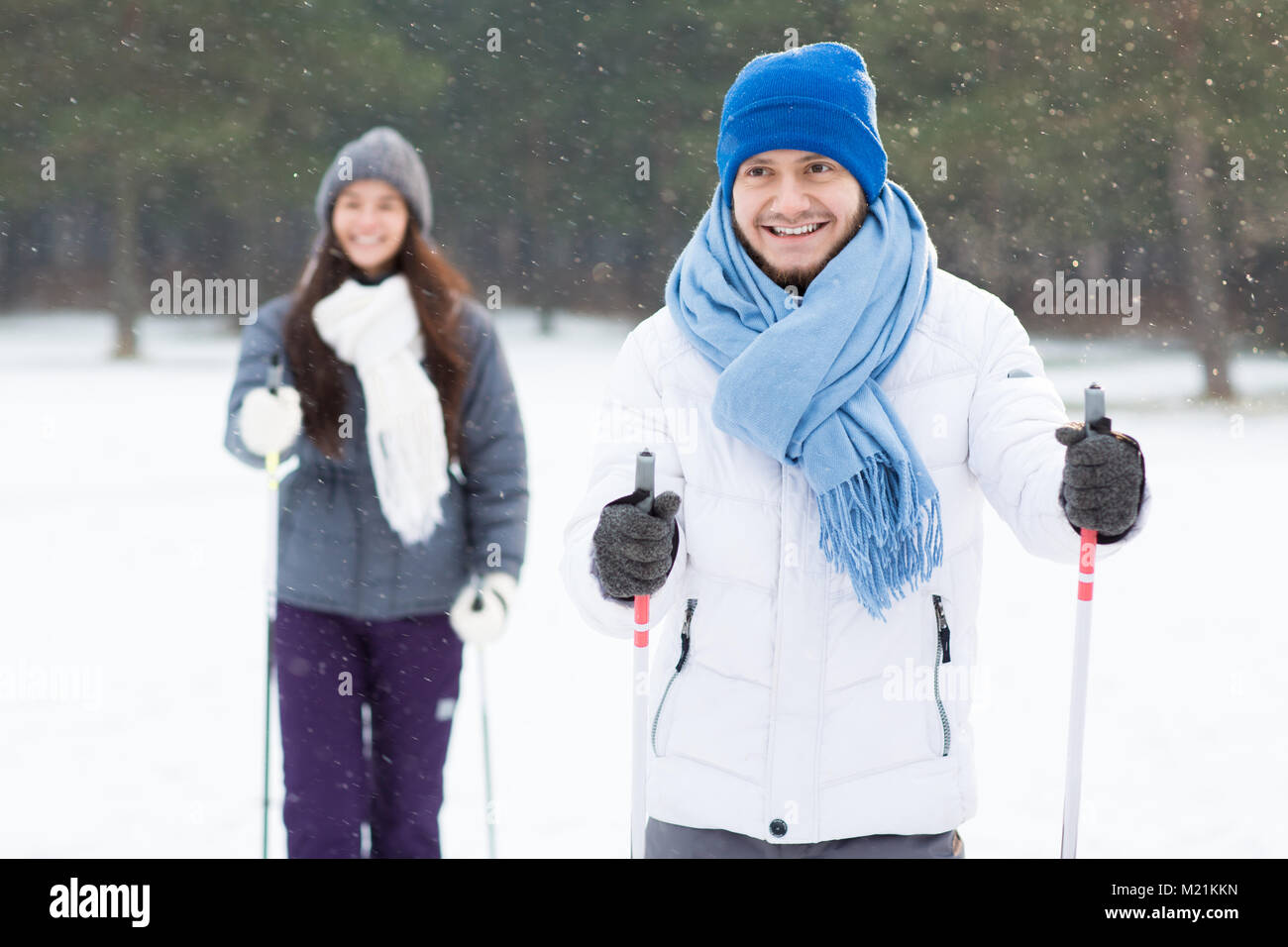 Smiling adult sporty man hi-res stock photography and images - Alamy