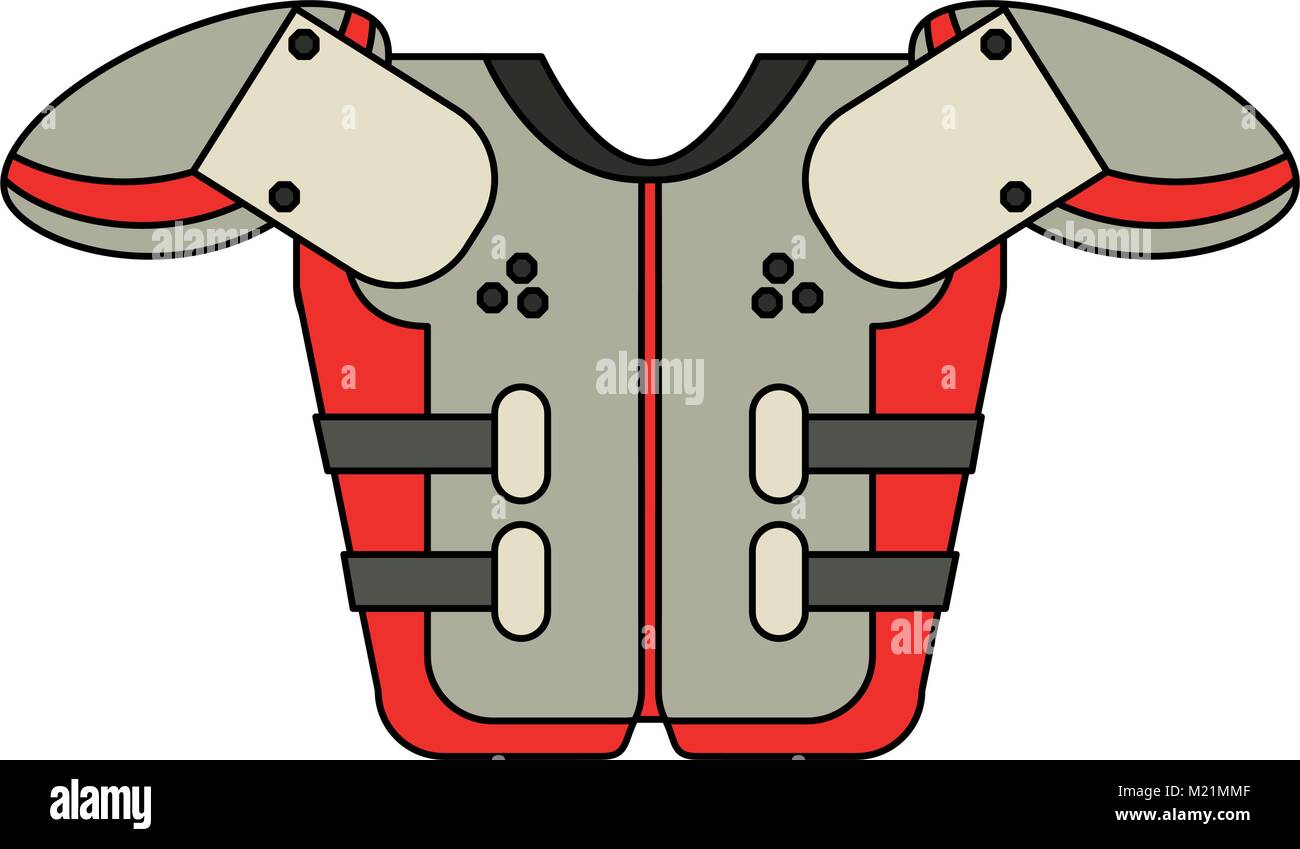 American football armour Stock Vector Image & Art - Alamy