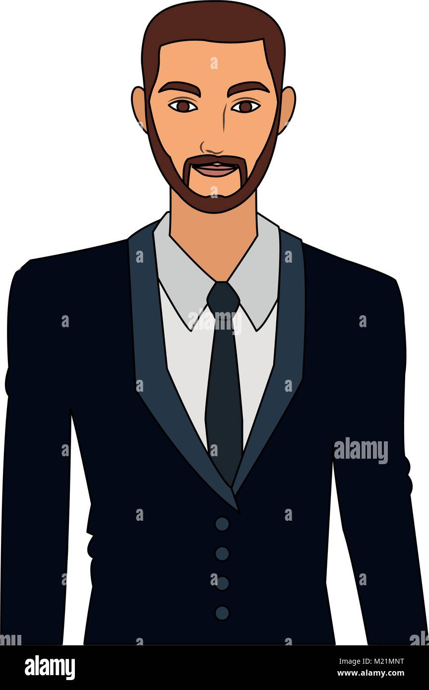 Businessman cartoon profile Stock Vector Image & Art - Alamy