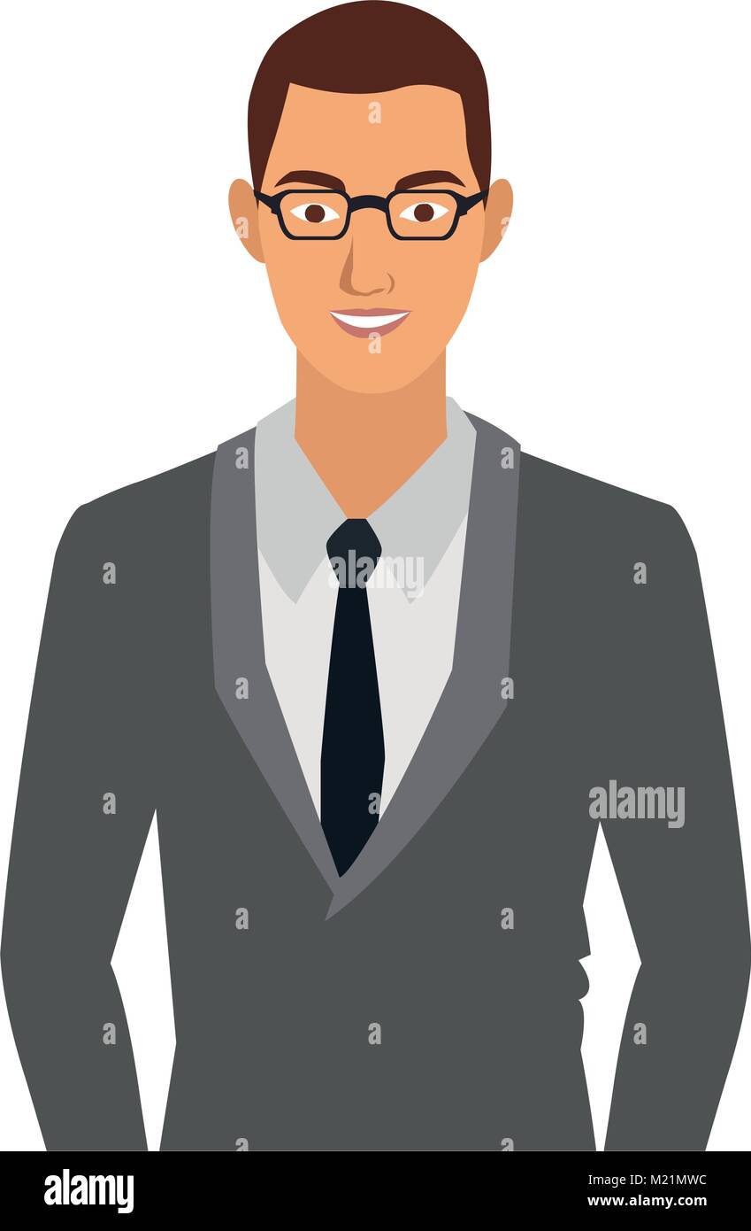 Businessman cartoon profile Stock Vector Image & Art - Alamy