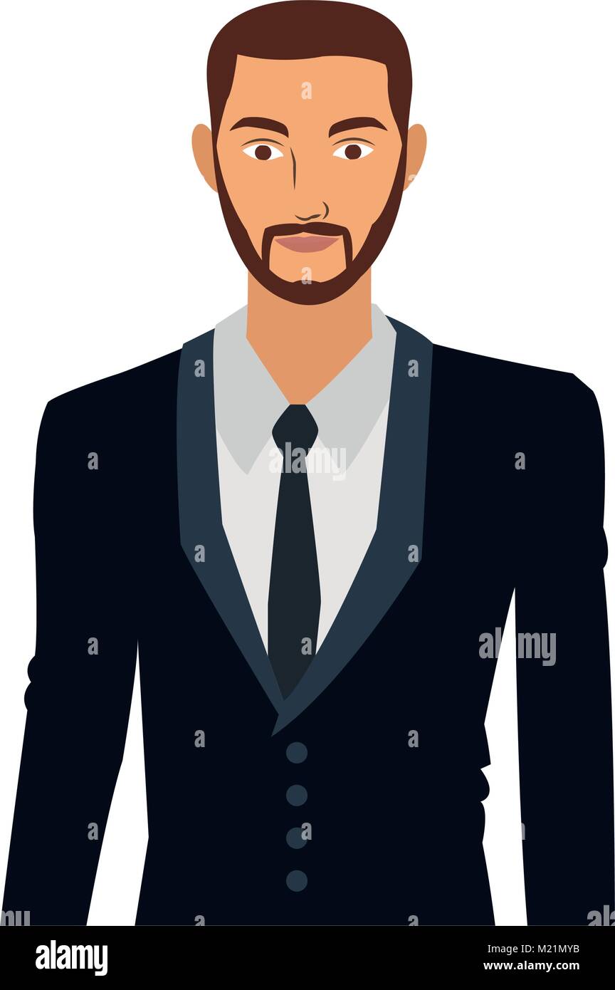 Businessman cartoon profile Stock Vector Image & Art - Alamy