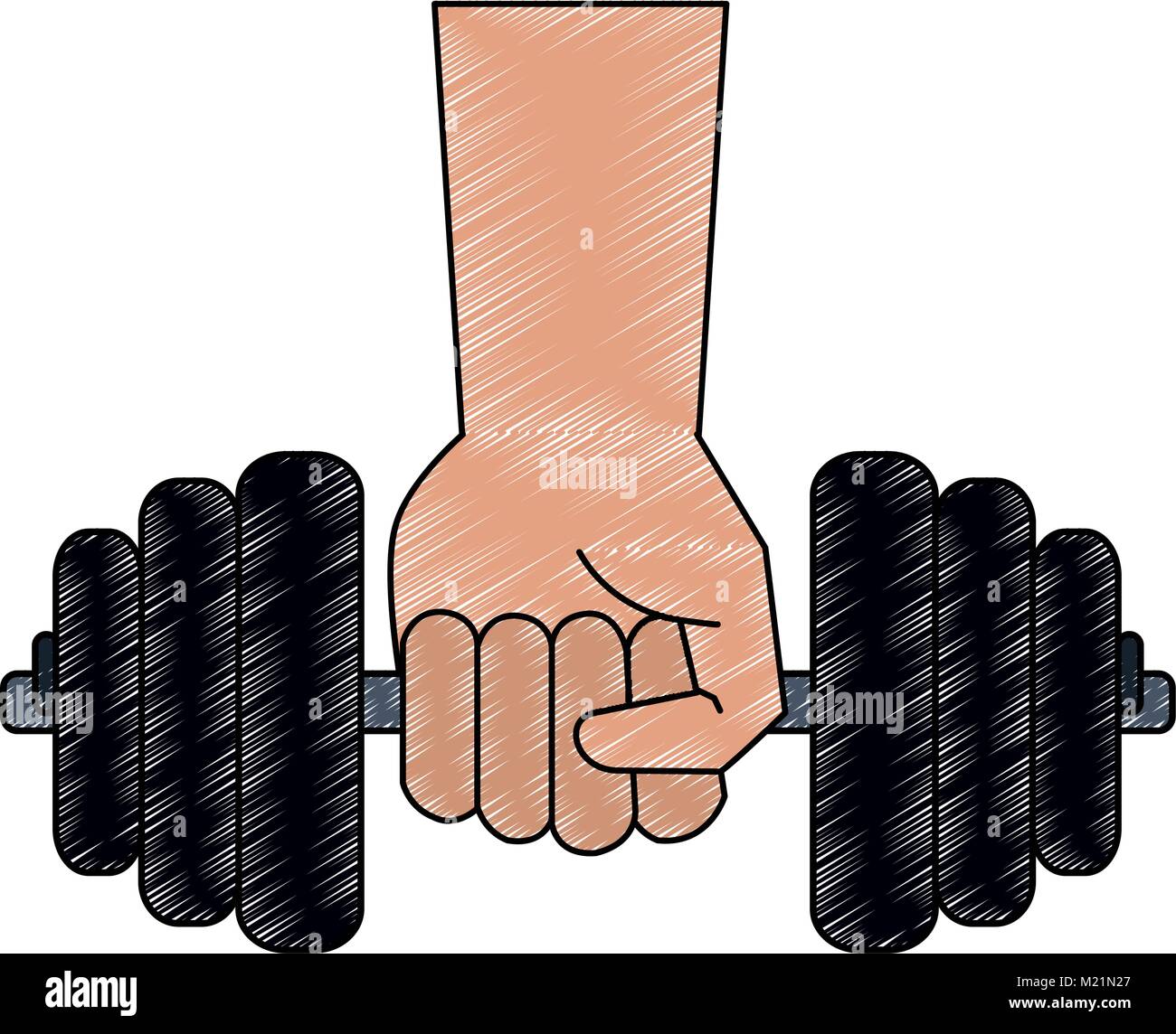 Dumbbell weight symbol Stock Vector Image & Art - Alamy