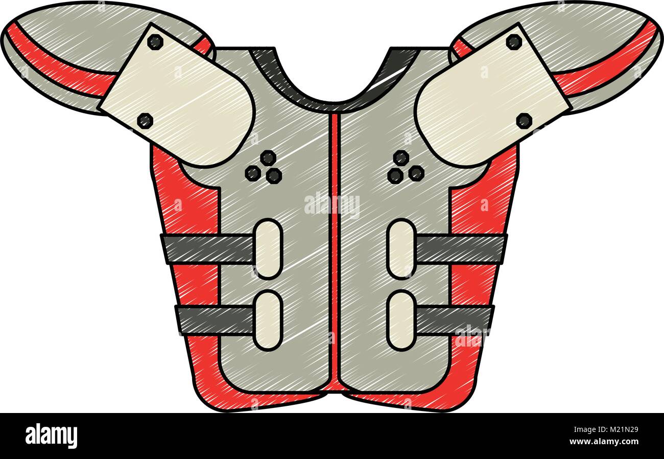 American football armour Stock Vector Image & Art - Alamy