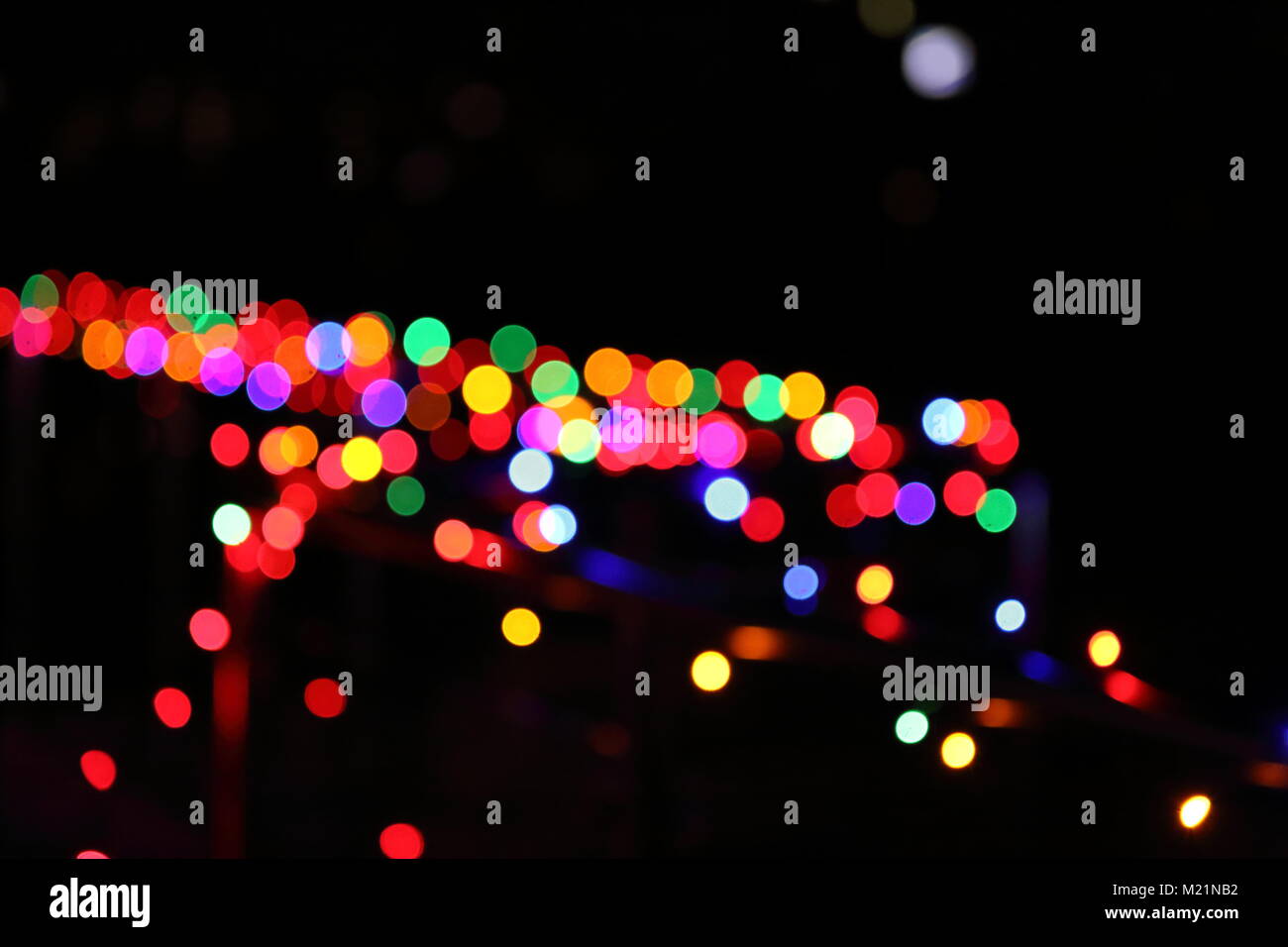 Colorful blurred lights background Stock Photo - Alamy