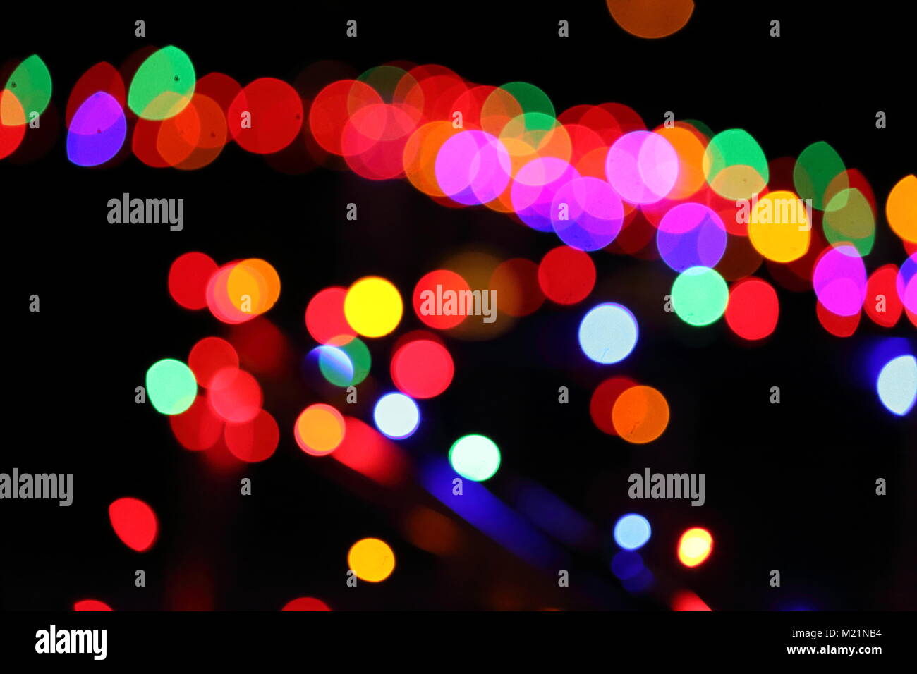 Colorful blurred lights background Stock Photo - Alamy