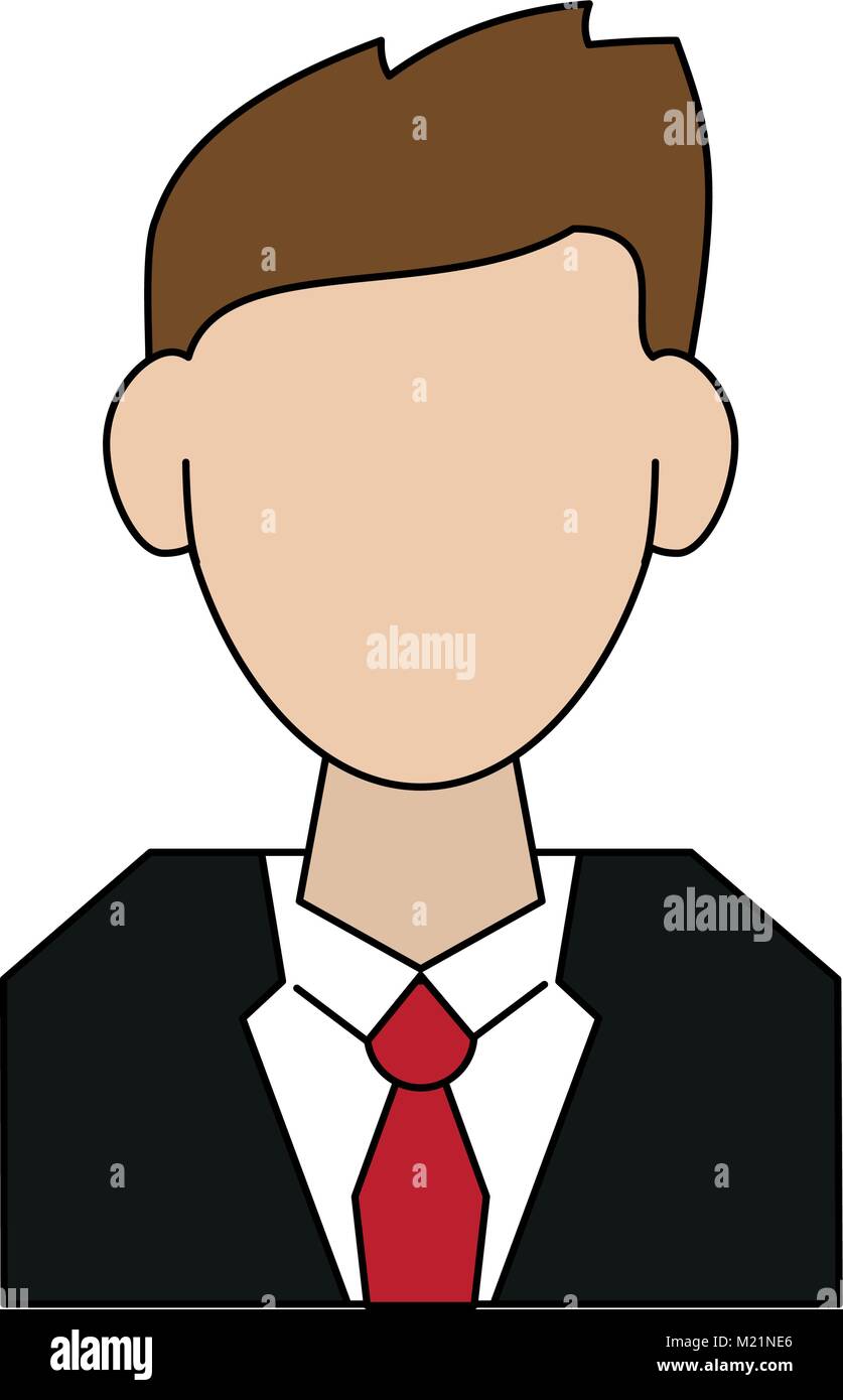 Businessman cartoon profile Stock Vector Image & Art - Alamy