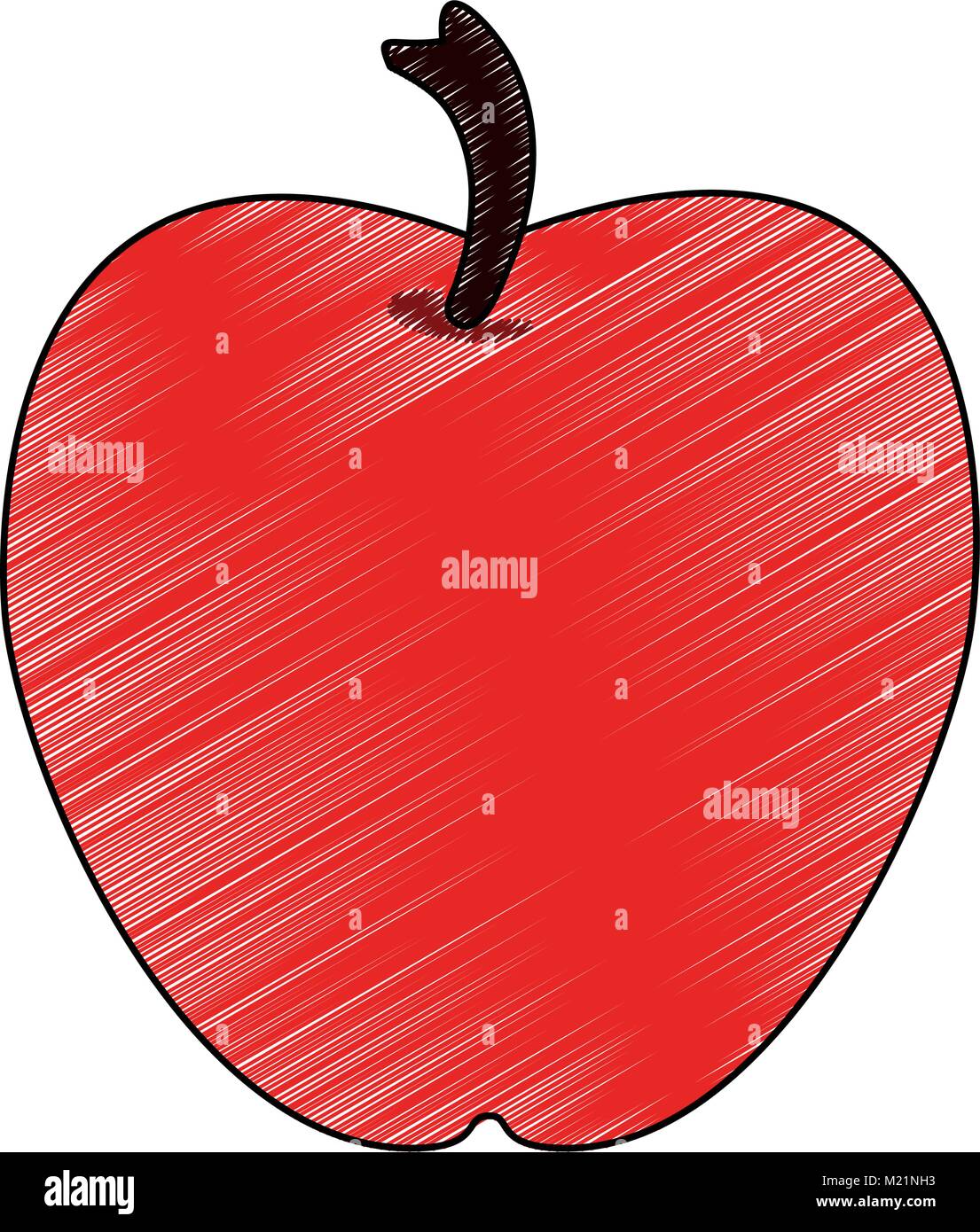 Apple fruit symbol Stock Vector Image & Art - Alamy