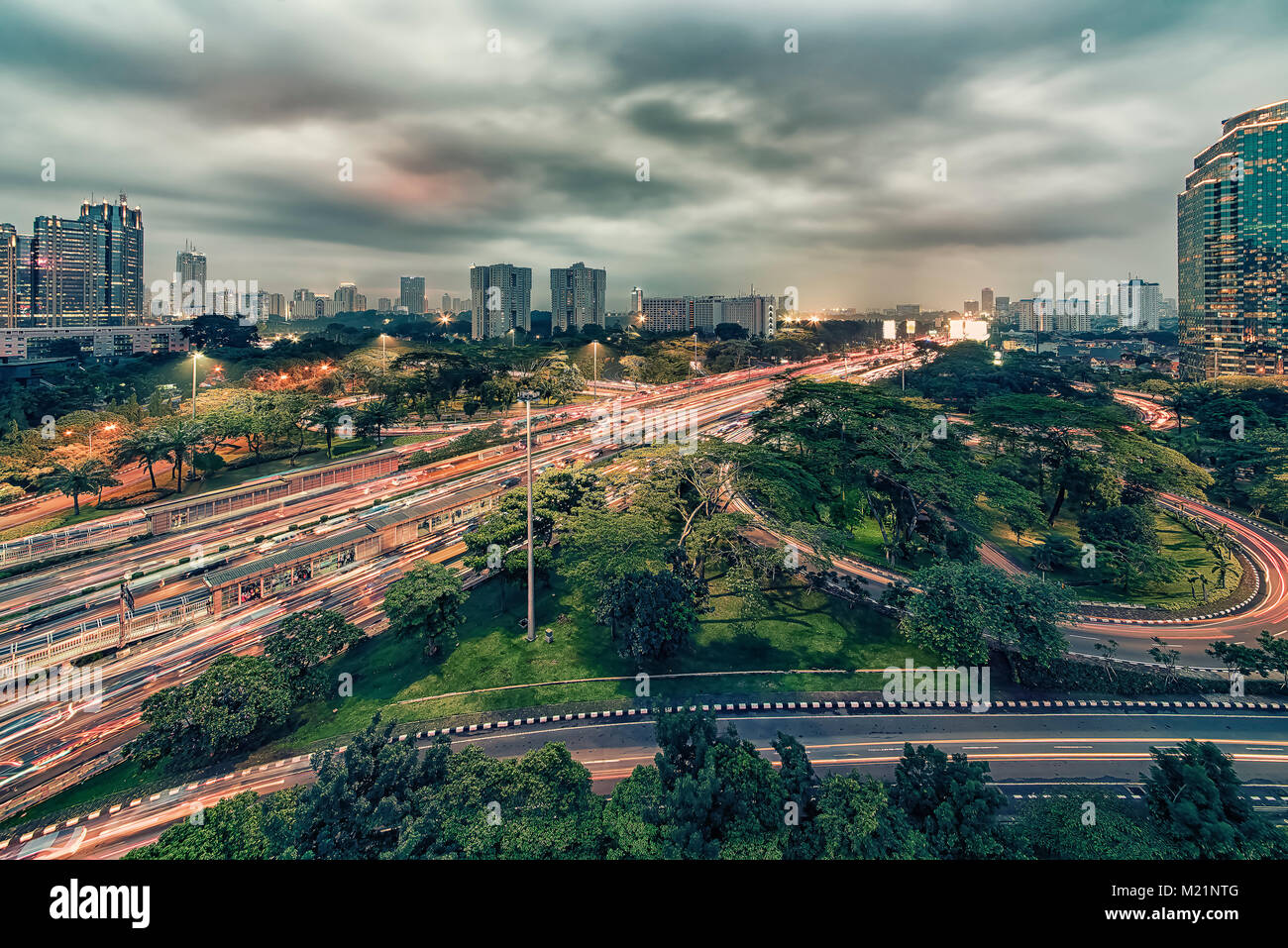 Downtown jakarta hi-res stock photography and images - Alamy