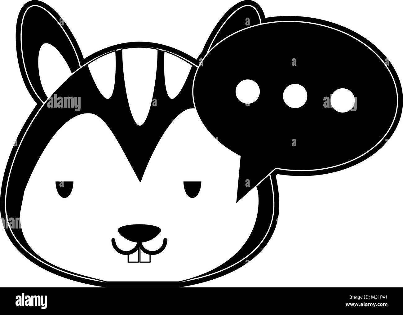 Cute skunk cartoon Stock Vector Image & Art - Alamy