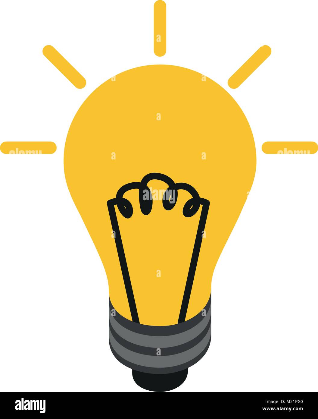 Bulb light energy Stock Vector Image & Art - Alamy