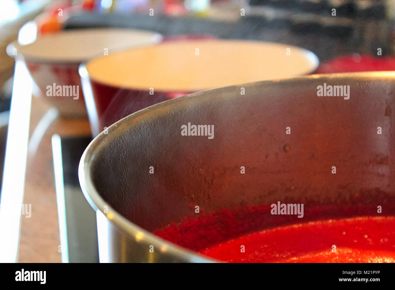 Cooking steam rising from pot hi-res stock photography and images - Alamy