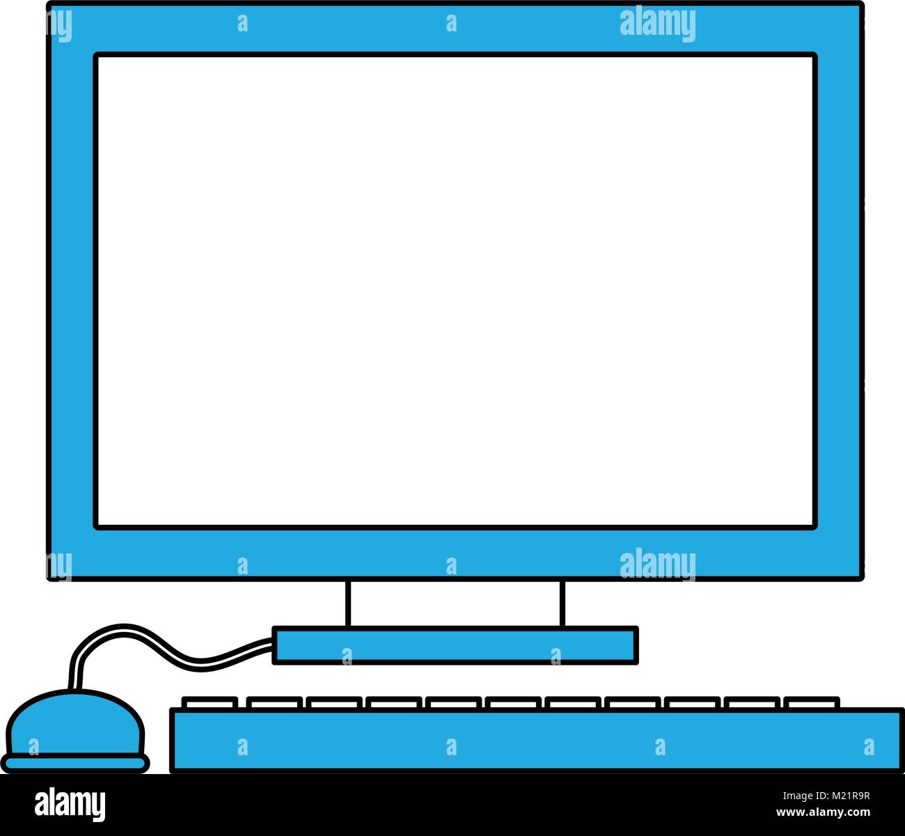 Monitor Mouse Cpu Stock Vector Images - Alamy