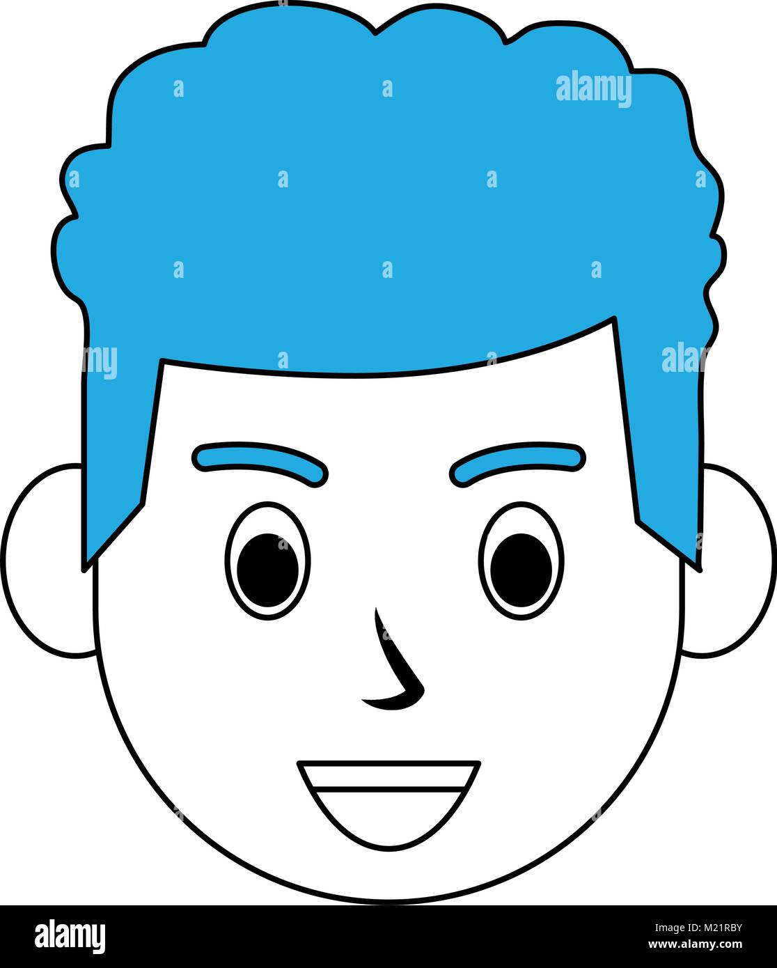 Man face cartoon Stock Vector Image & Art - Alamy