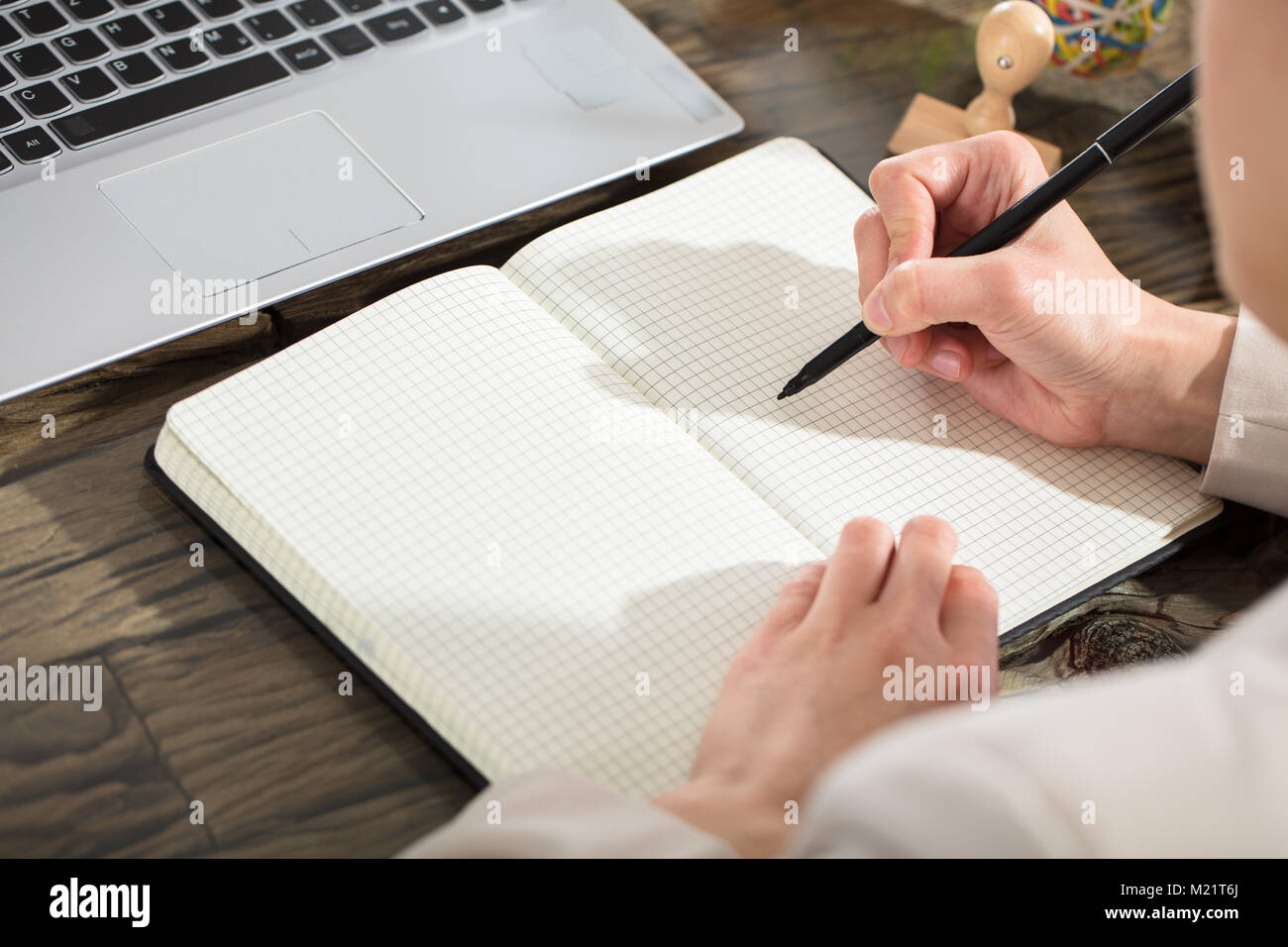 Checkered notebook hi-res stock photography and images - Alamy