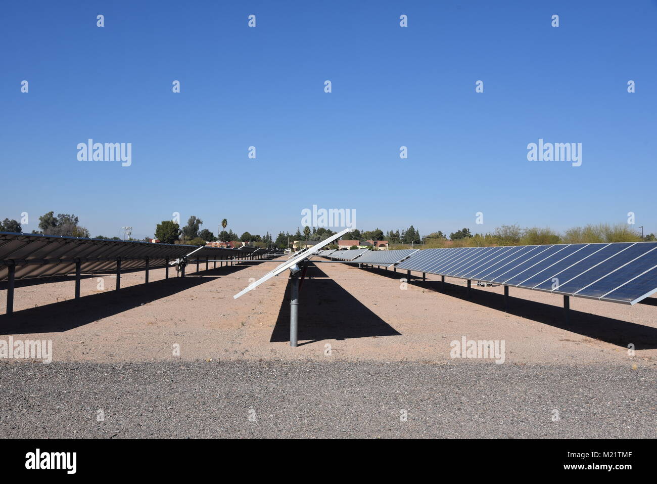 Solar array solar power grid Stock Photo - Alamy