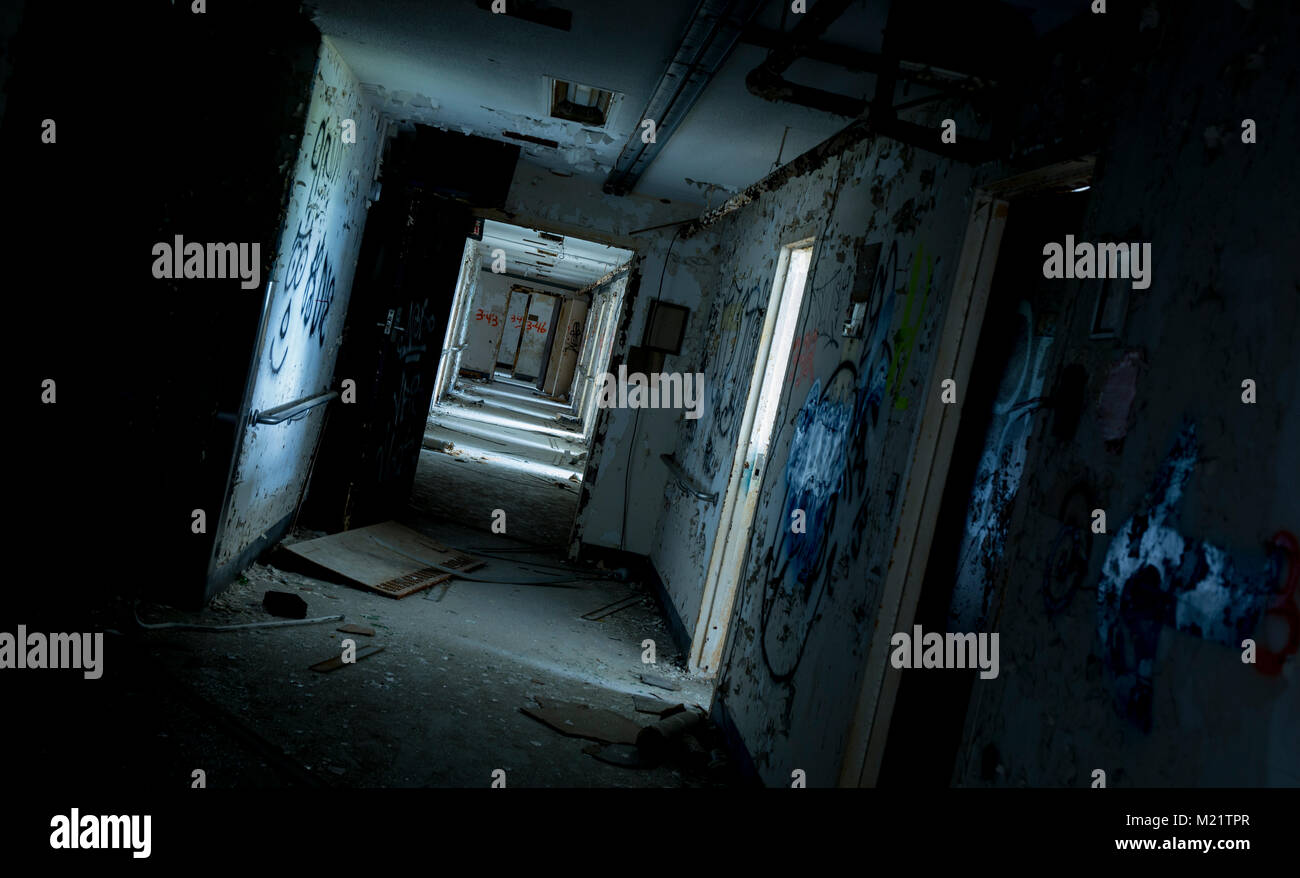Kings Park Asylum. New York City. US Stock Photo - Alamy