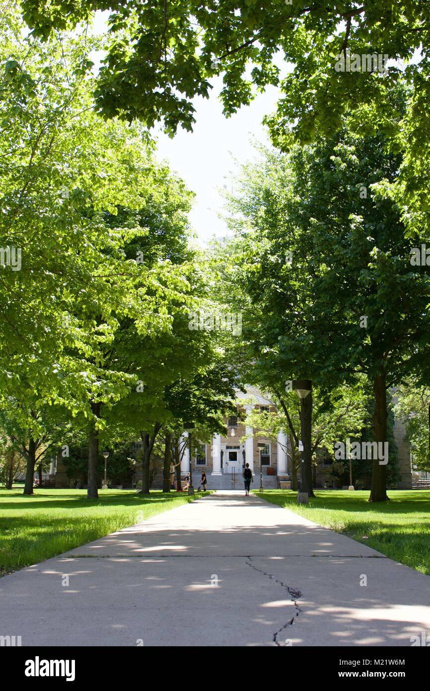 Student students walkway hi-res stock photography and images - Alamy
