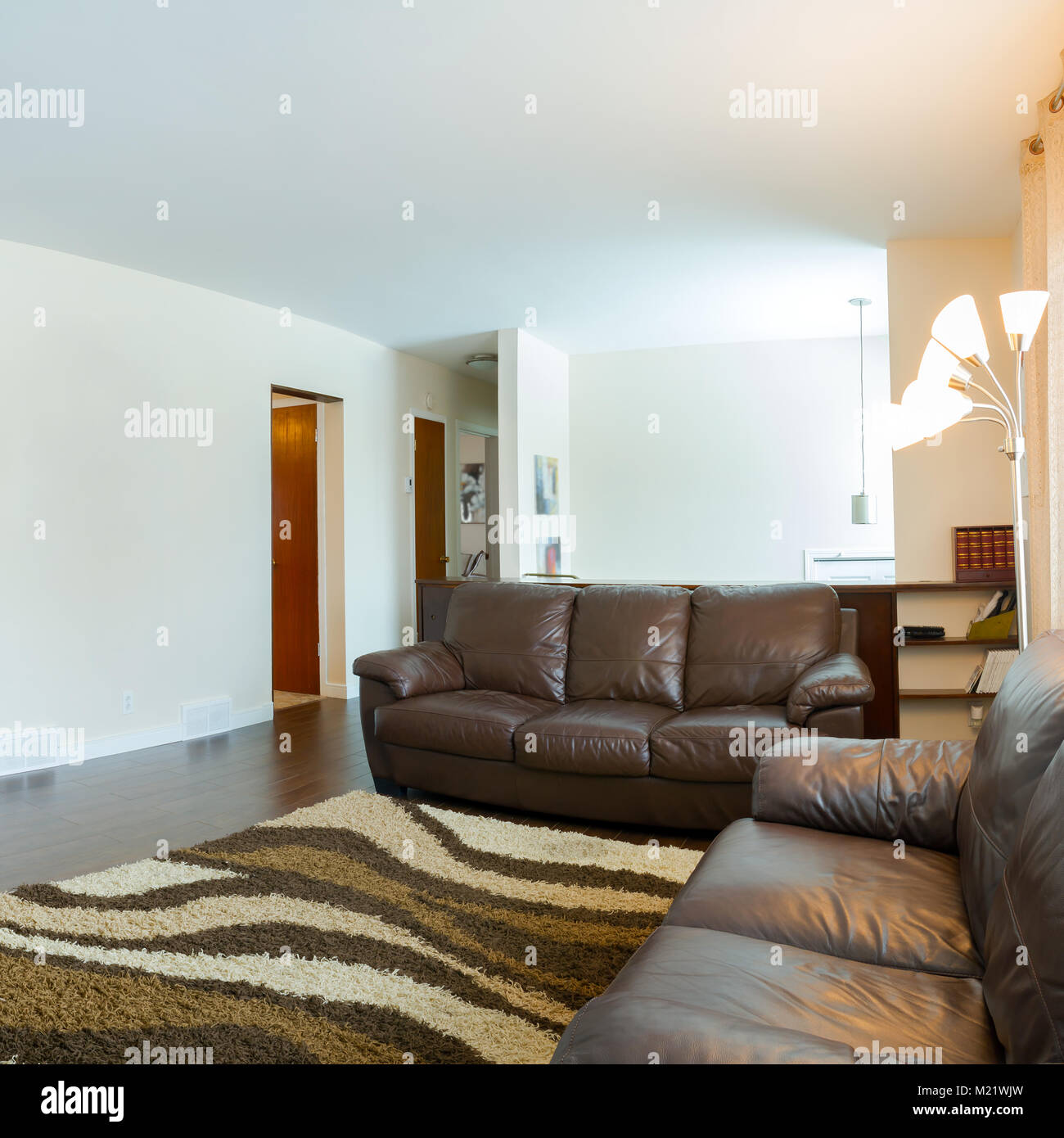 Living room Interior design in a new house Stock Photo - Alamy