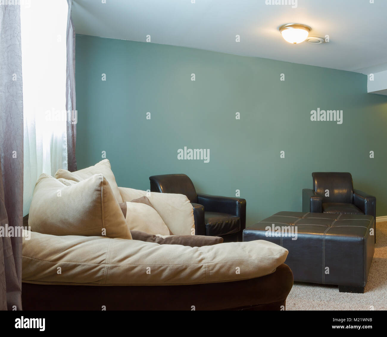 Basement Interior design Stock Photo - Alamy