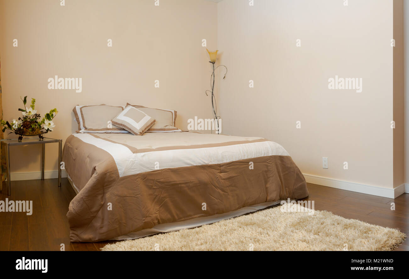 Bedroom interior design Stock Photo - Alamy