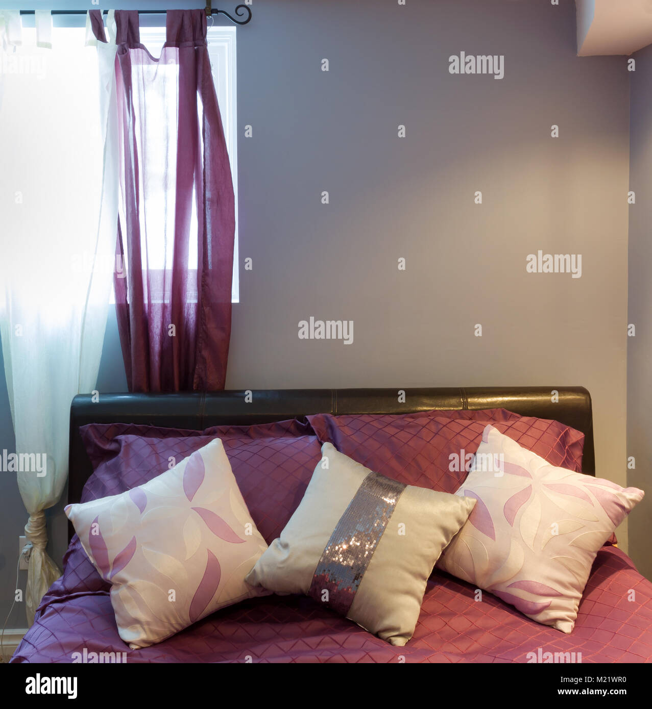 Bedroom interior design Stock Photo - Alamy