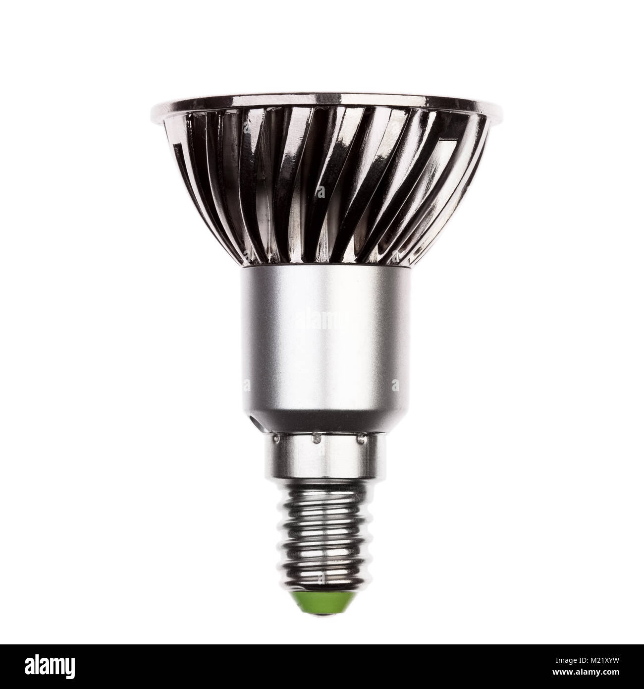 LED light bulb with E14 socket Isolated on white Stock Photo - Alamy