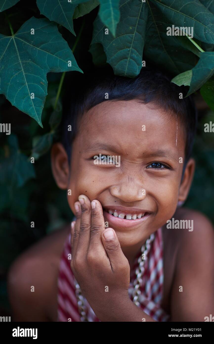 Cambodian child, Krakor, Cambodia Stock Photo - Alamy