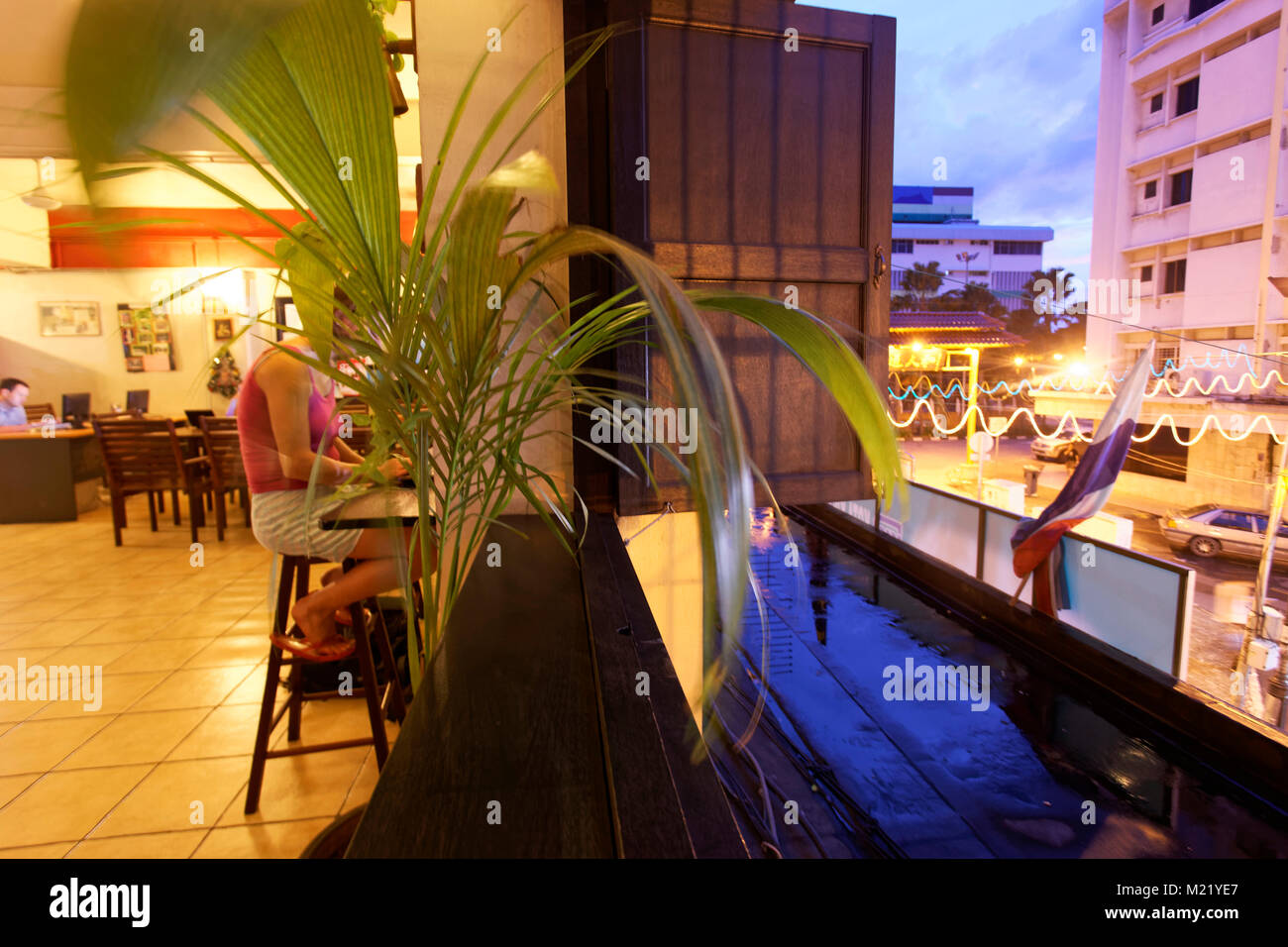 Hostel in Kota Kinabalu, Borneo, Malaysia Stock Photo - Alamy