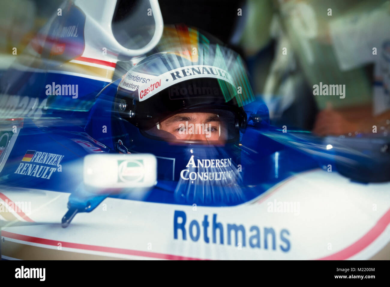 F1, Belgium Gp , Spa 1997,Heinz Frentzen, Williams Renault Stock Photo ...