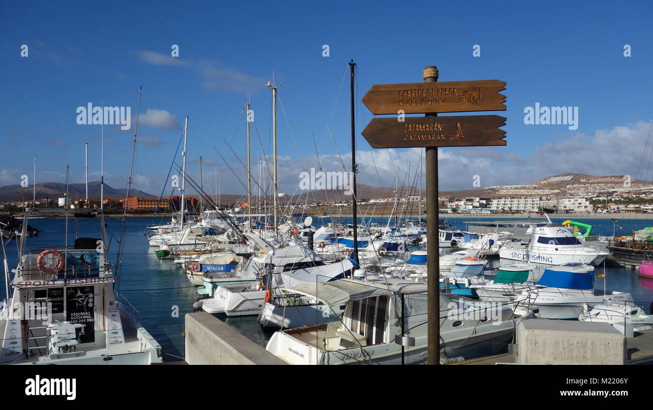 Harbour caleta de fuste fuerteventura hi-res stock photography and ...