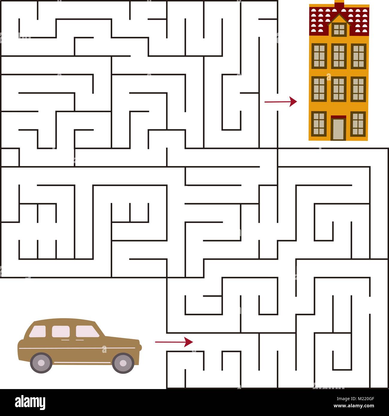 Car Maze Templates