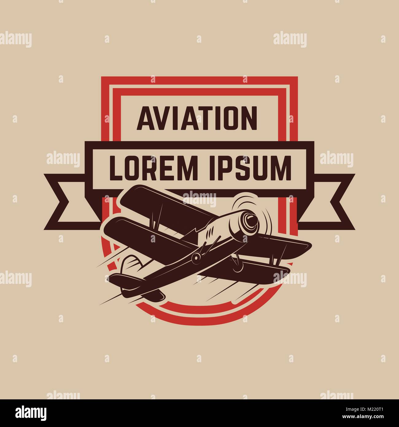 Old pilot training Stock Vector Images - Alamy