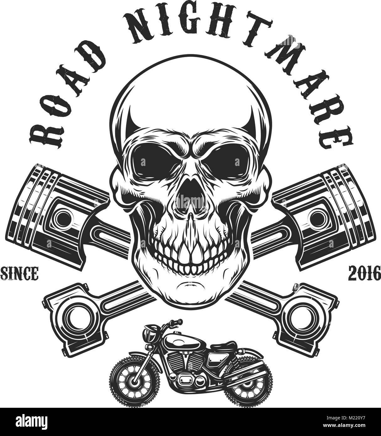 Chrome Human Skull Stock Vector Images - Alamy