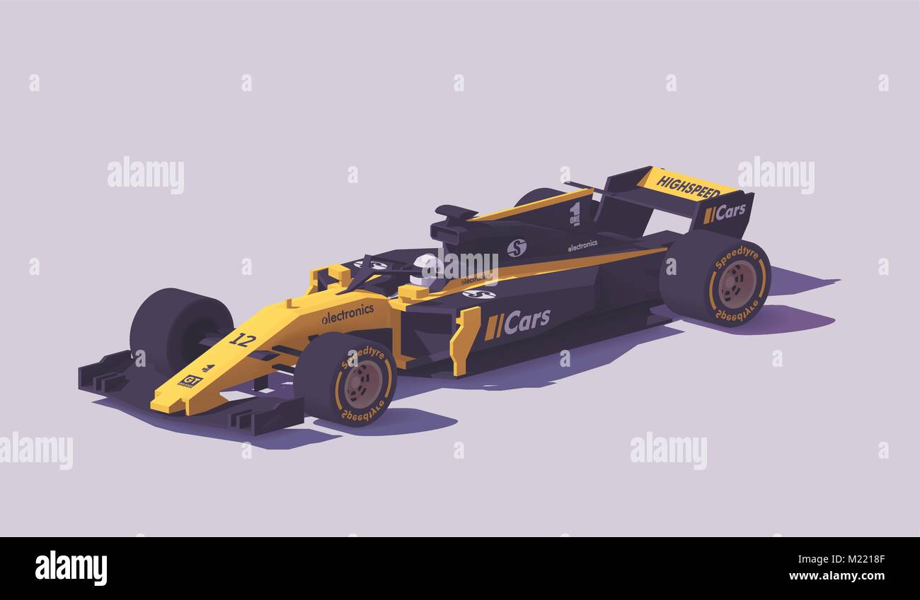 Yellow f1 Stock Vector Images - Alamy