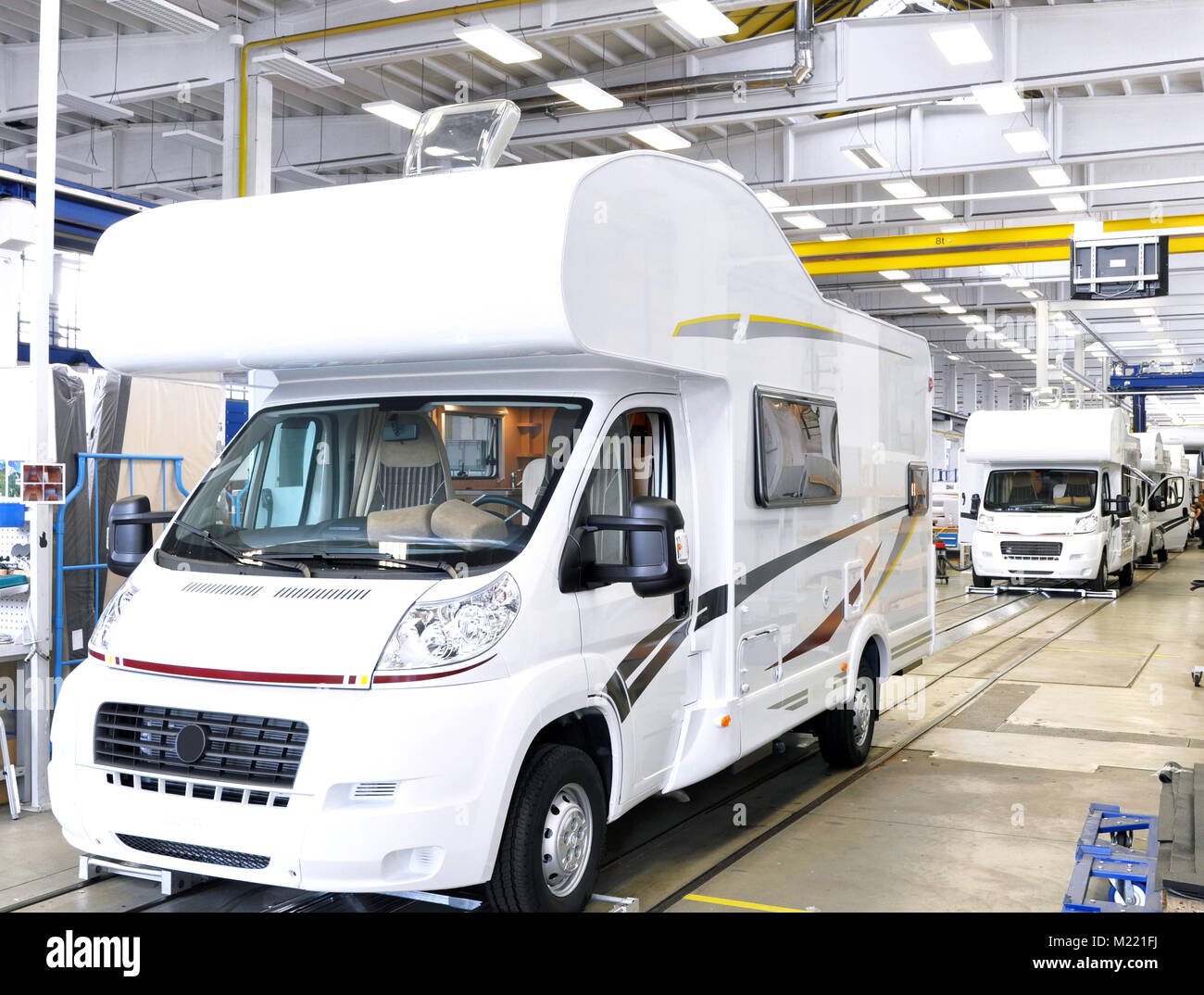 quality control of finished assembly of motorhomes / camper vans in the ...