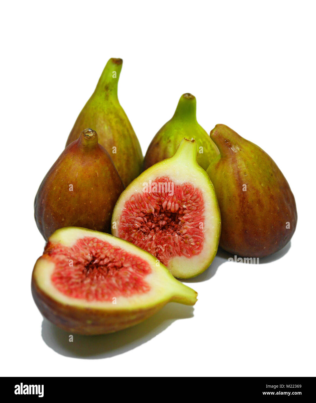 Ripe and ready to eat fresh figs isolated Stock Photo - Alamy