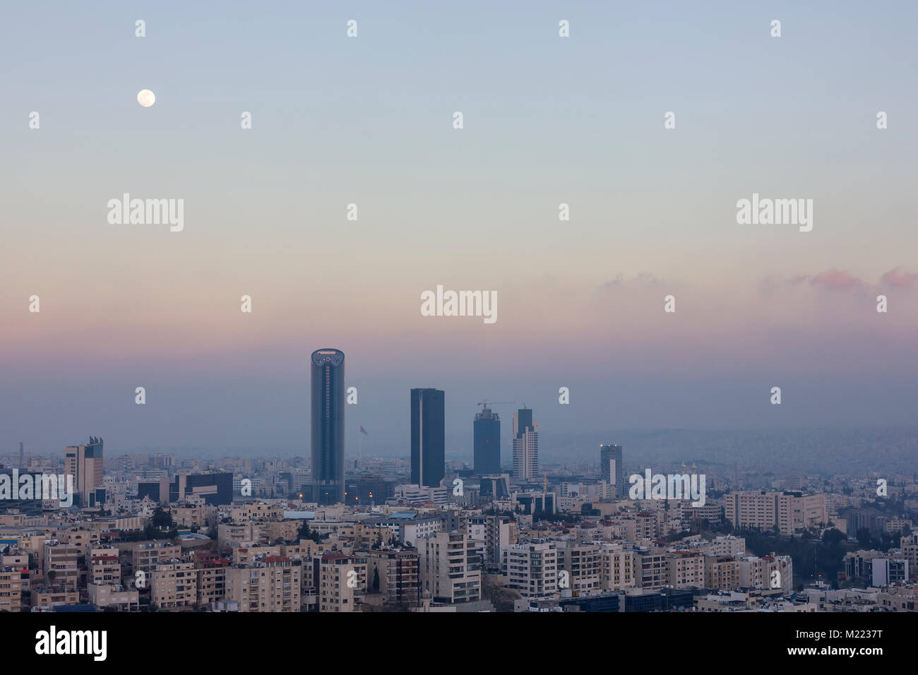 the new downtown of Amman abdali area - Jordan Amman city - View of ...