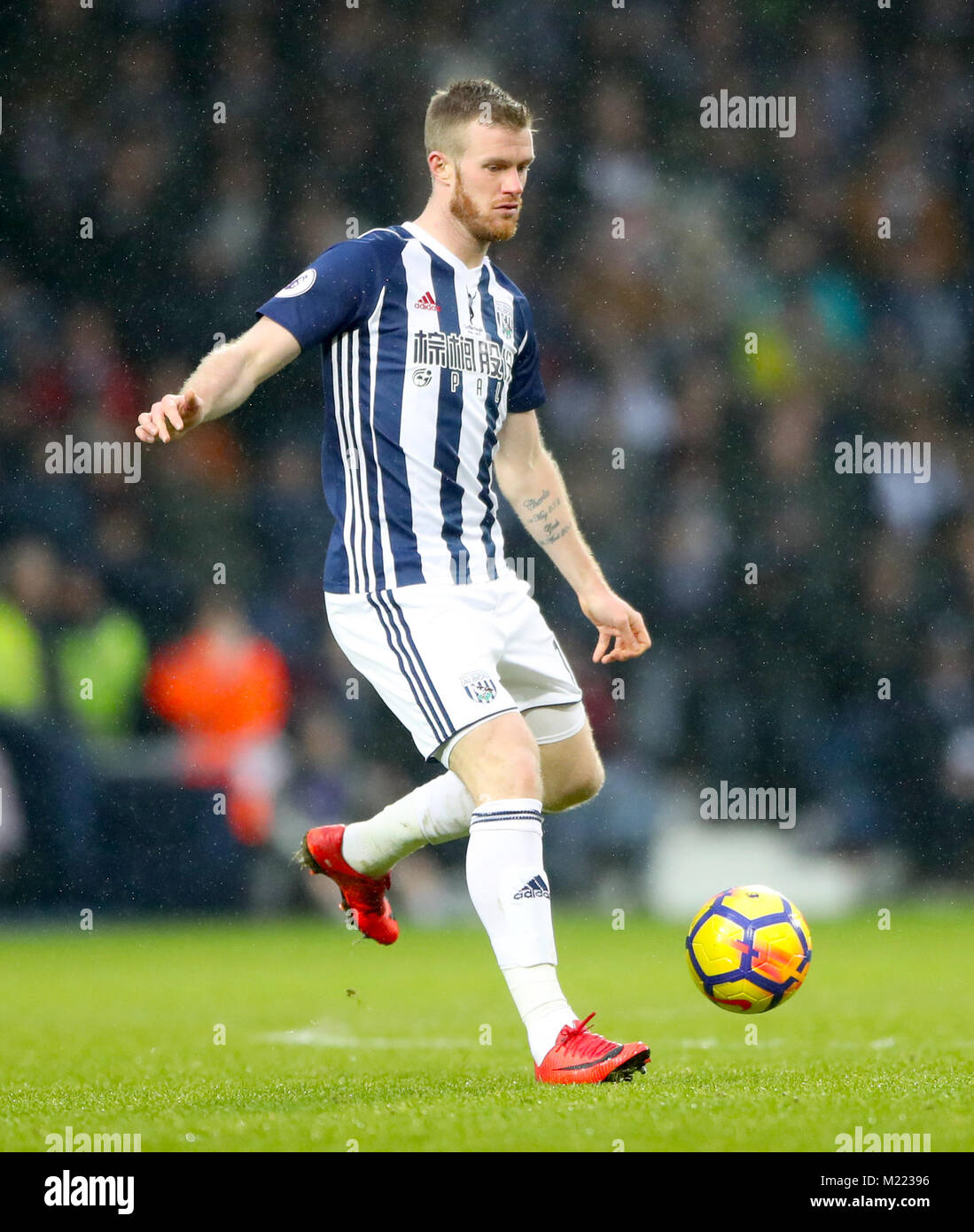 West Bromwich Albion's Chris Brunt during the Premier League match at ...