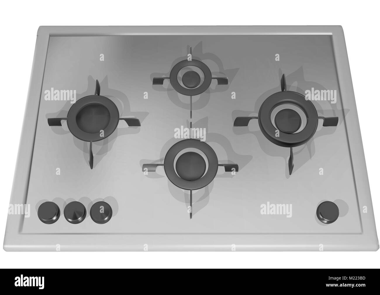 gasn cooker isolated on a white background Stock Vector Image & Art - Alamy