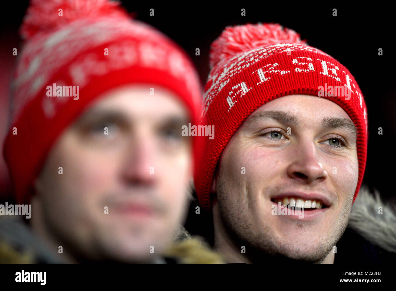 Arsenal Fans in the stands during the Premier League match at the ...