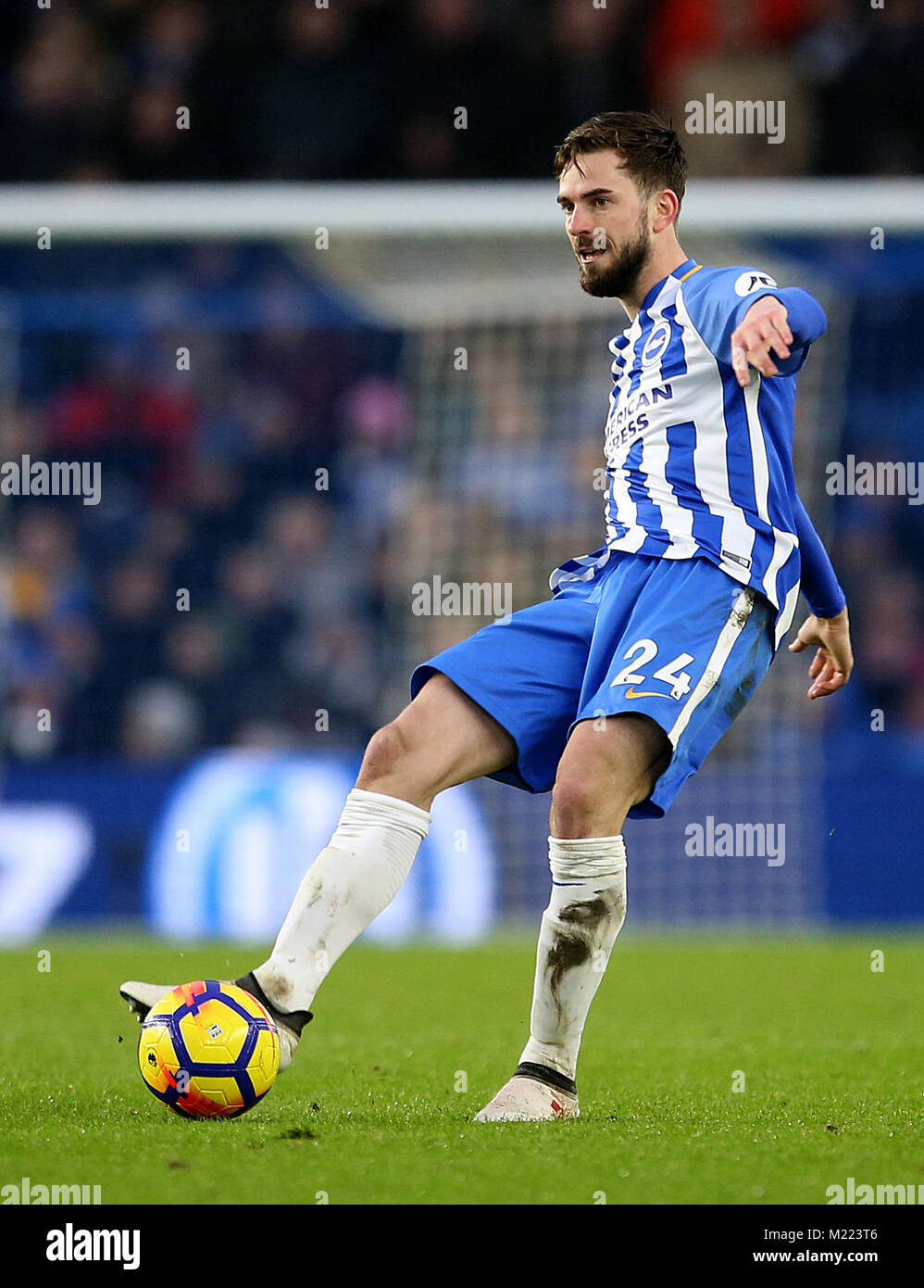 Brighton & Hove Albion's Davy Propper in action during the Premier ...